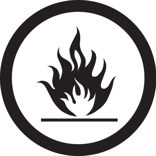 Étiquettes avec pictogrammes SIMDUT & EPI - classe B - inflammables ...